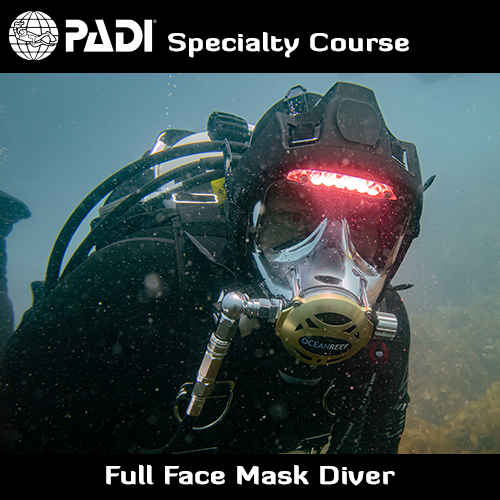 PADI Full Face Mask Diver Speciality – iDive.co.nz PADI Full Face Mask Diver Speciality – iDive.co.nz